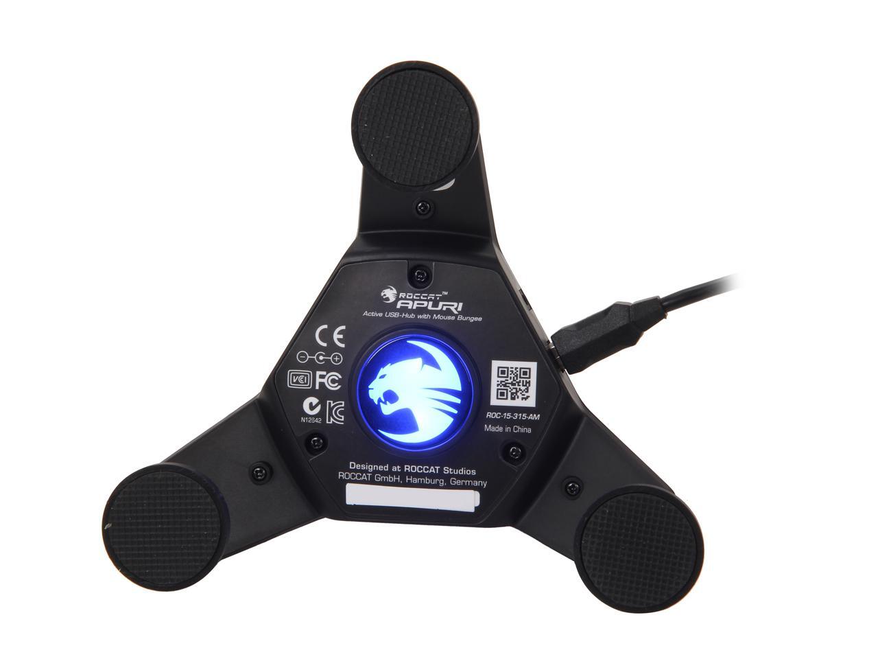 ROCCAT Apuri Active USB Hub With Mouse Bungee - Newegg.com