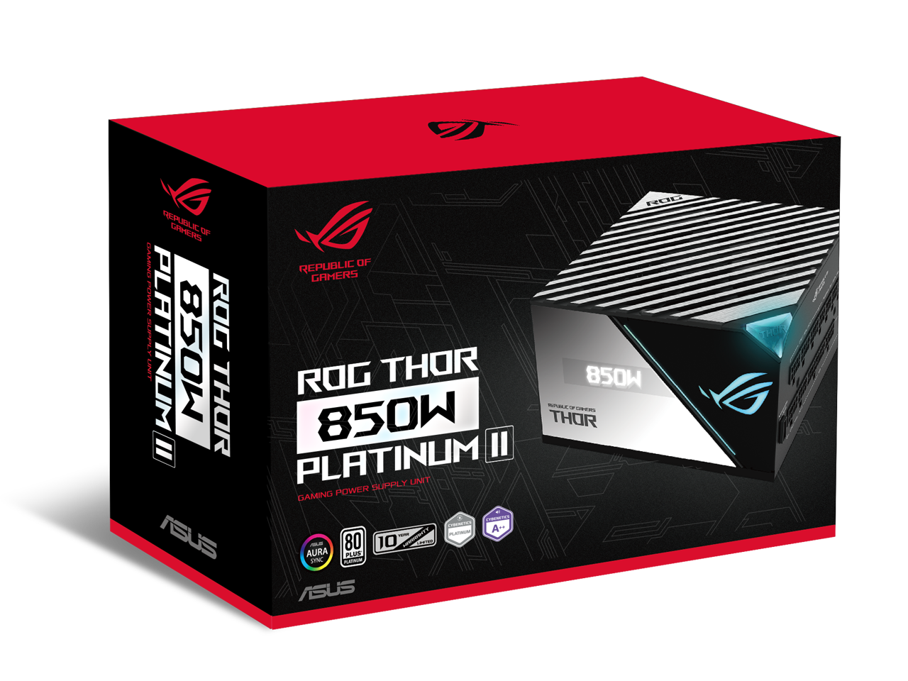 ASUS ROG Thor 850W Platinum II (850Watt, Fully Modular Power Supply, 80 ...
