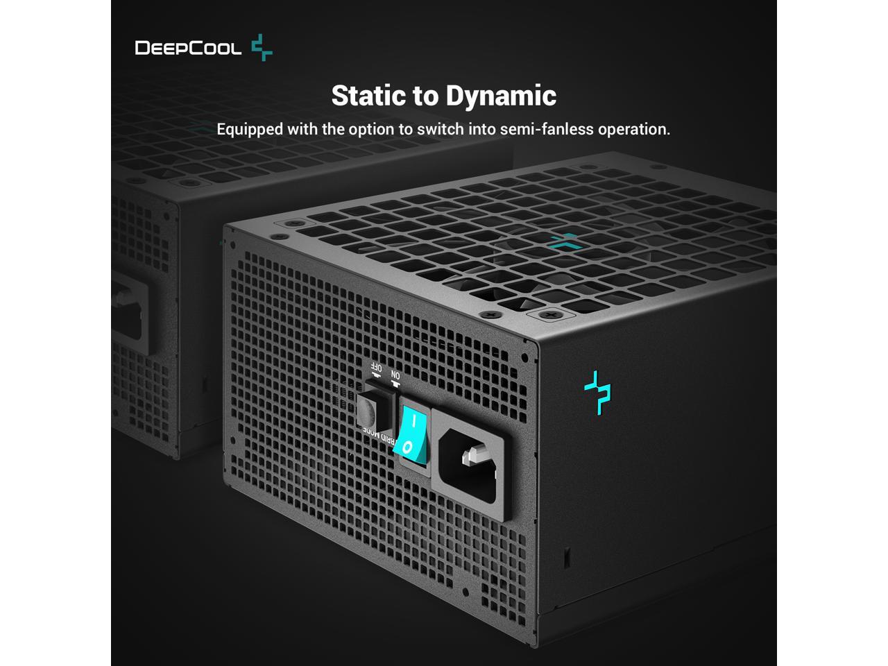 DeepCool PX1000G ATX3.0 80 PLUS Gold Fully Modular 1000W Power Supply ...