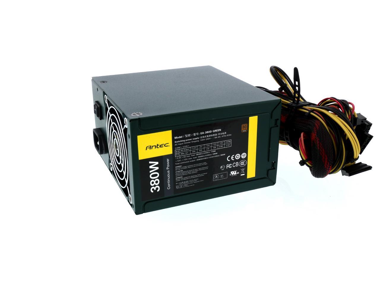 Antec EA380D White Box 380W Continuous power Power Supply with the ...