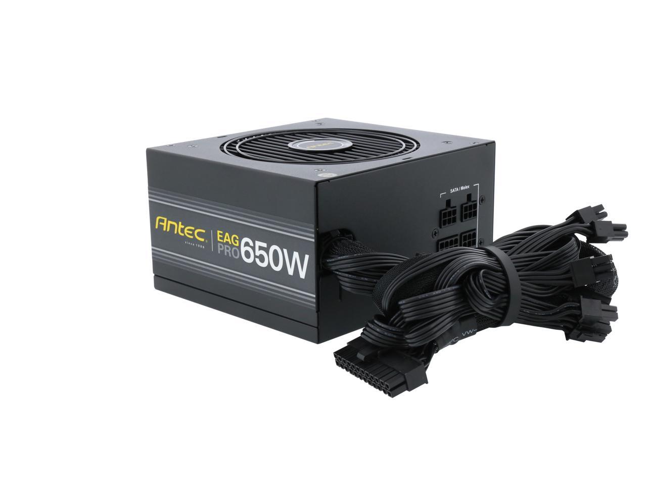 Antec Earthwatts Gold Pro Series EA650G Pro 650W Semi-Modular, 80 PLUS ...