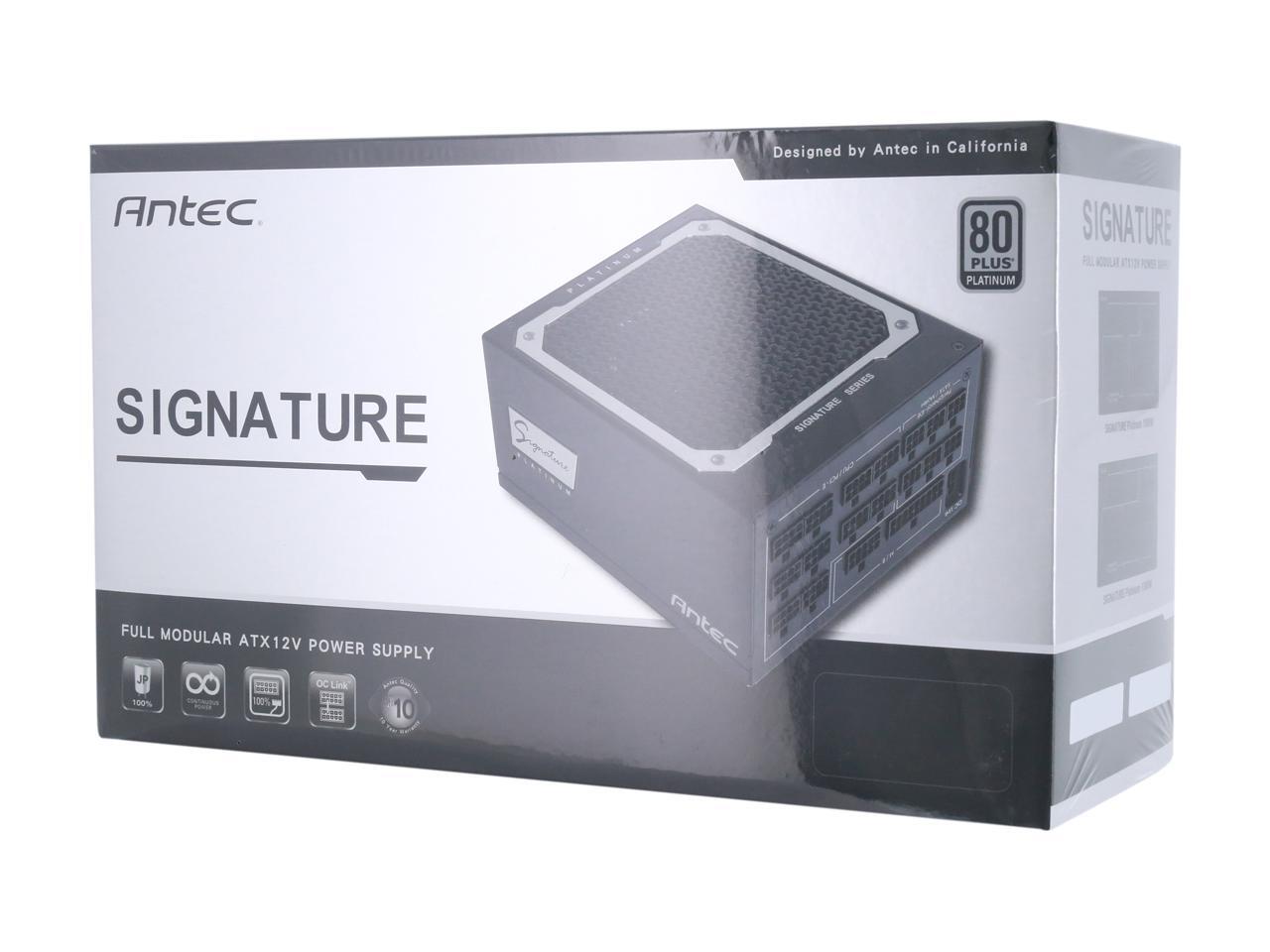 Antec Signature Series SP1000, 80 PLUS Platinum Certified, 1000W Full ...