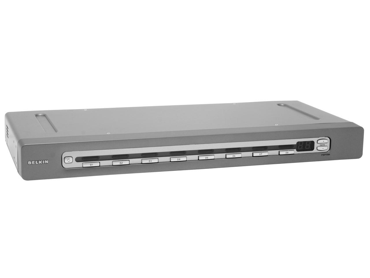 BELKIN F1DP108A 8-Port CAT5 KVM Switch - Newegg.com