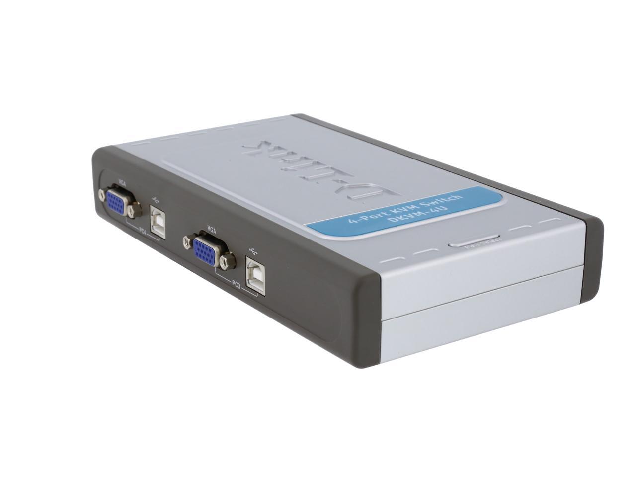 D-Link DKVM-4U 4-Port USB KVM Switch - Newegg.ca