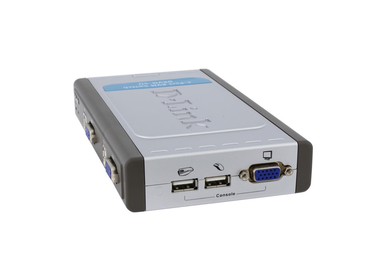 D-Link DKVM-4U 4-Port USB KVM Switch - Newegg.com