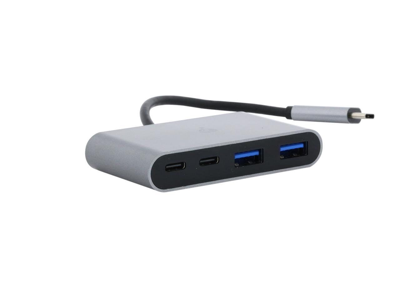 IOGEAR GUH3C22P USB-C 10G 4-Port Hub w/ 100W Power Delivery 3.0 Pass ...