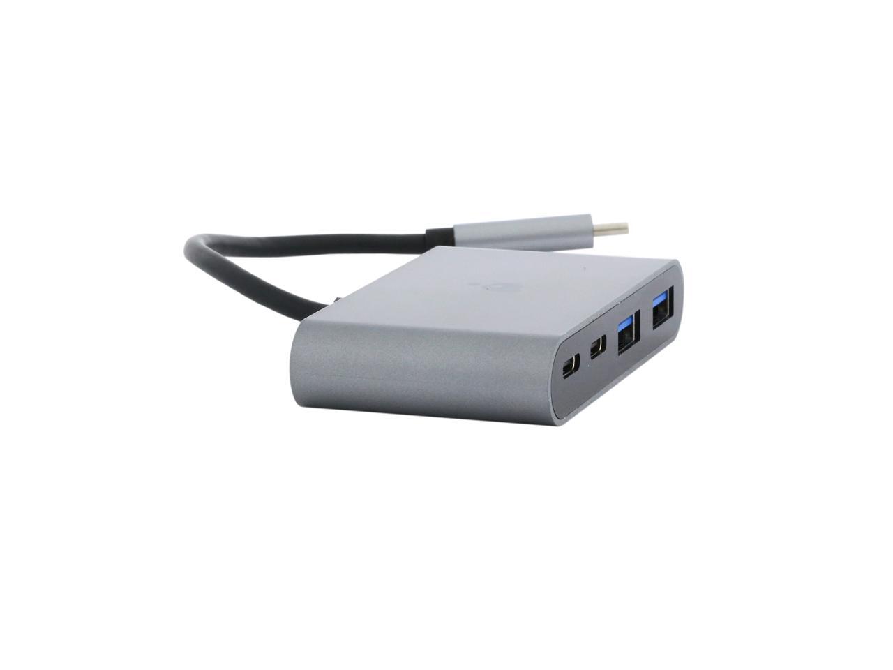 IOGEAR GUH3C22P USB-C 10G 4-Port Hub w/ 100W Power Delivery 3.0 Pass ...