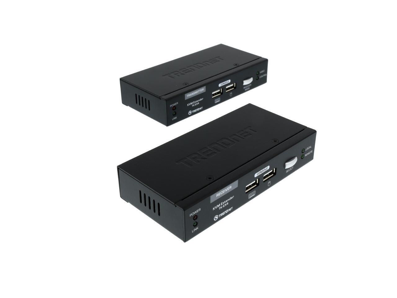 TRENDnet KVM Extension Kit, Extend Keyboard/Video/Mouse Controls, up to ...