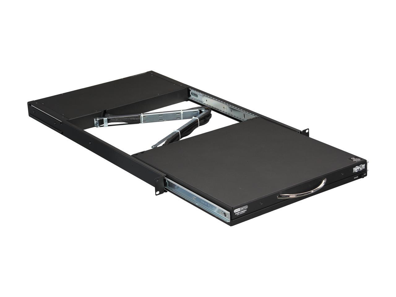 Tripp Lite Rack Mount Console KVM Switch, NetController 8-Port 1U KVM ...