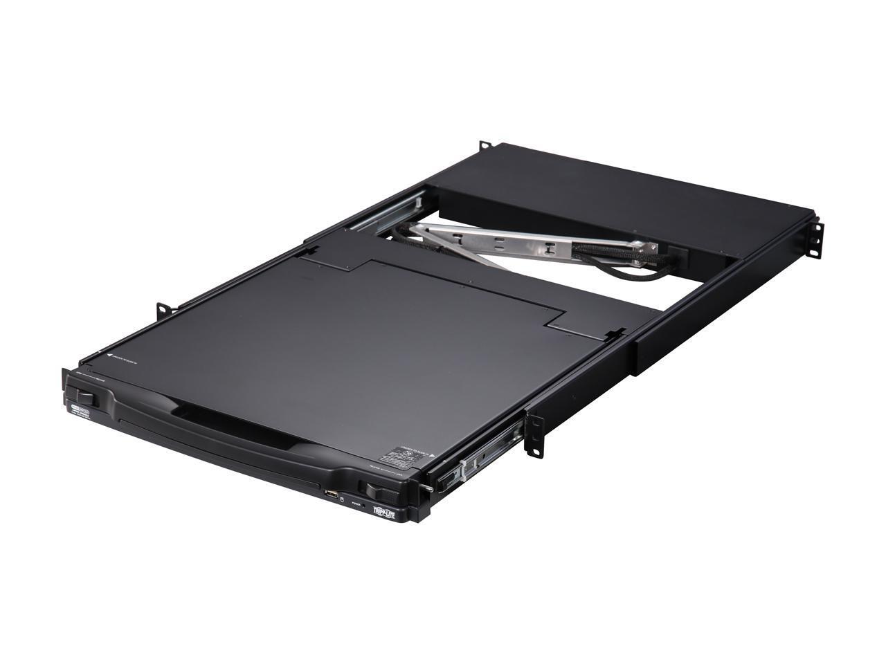 Tripp Lite 8-Port 1U Rack-Mount Console KVM Switch with 19-in. LCD + 8 ...