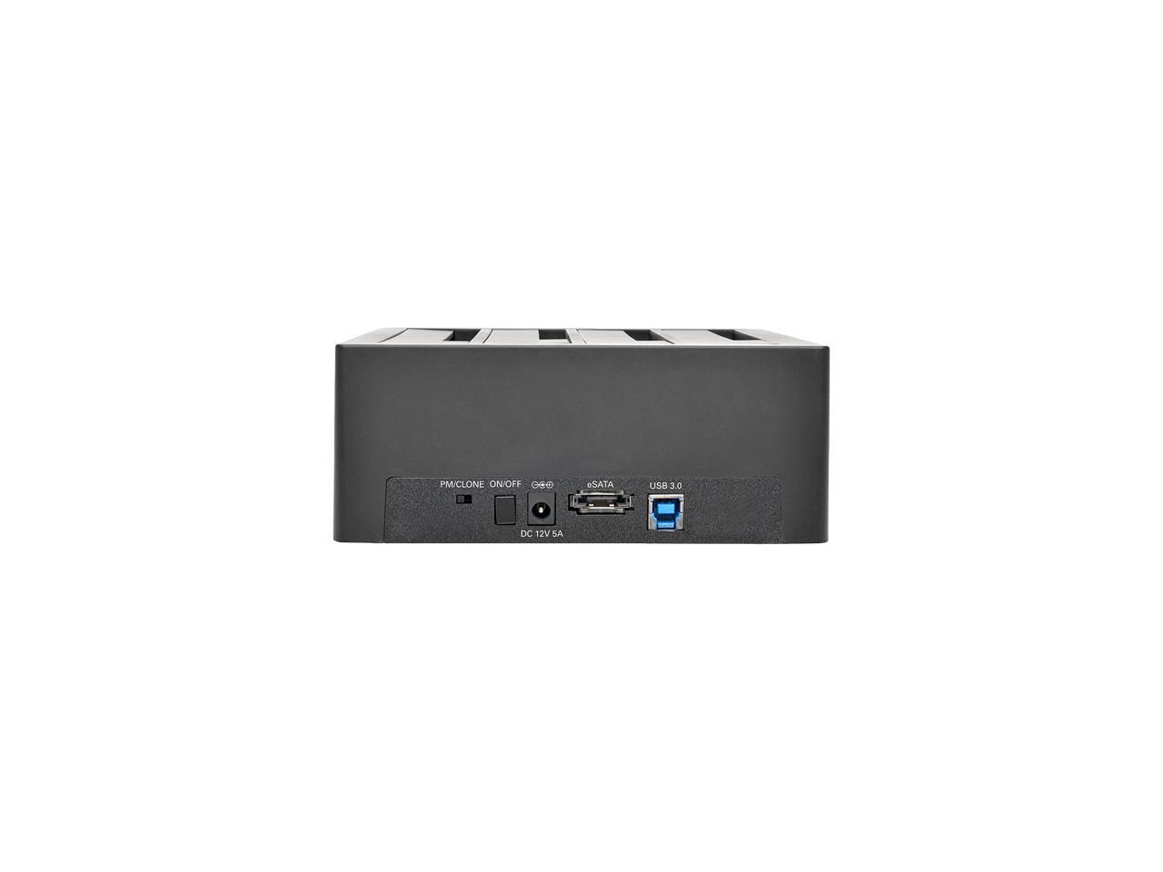 Tripp Lite 4-Bay Docking Station USB 3.0/eSATA to SATA 2.5-3.5" Hard ...