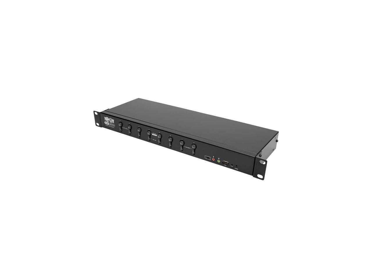 Tripp Lite 8-Port DVI/USB KVM Switch with Audio and USB 2.0 Peripheral ...