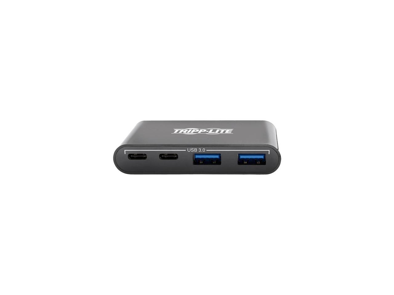 Tripp Lite USB 3.1 Gen 1 USB-C Portable Hub with 2 USB-C Ports and 2 ...