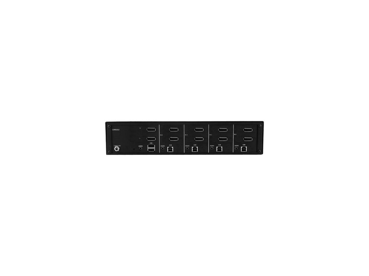 Tripp Lite Secure 4 Port KVM Switch, DisplayPort to DisplayPort, Dual ...