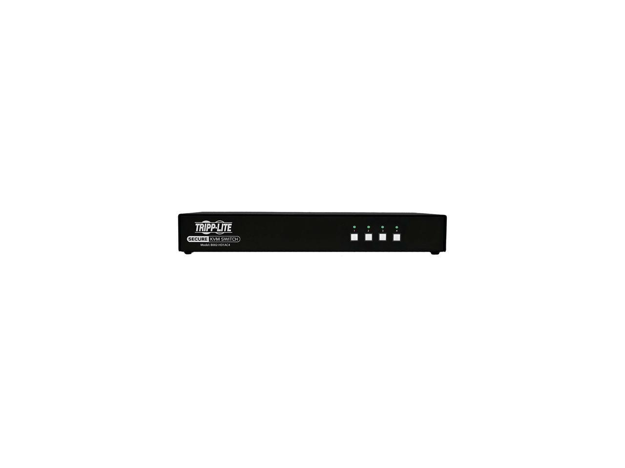Tripp Lite 4 Port Secure KVM Switch, HDMI to DisplayPort, Single ...