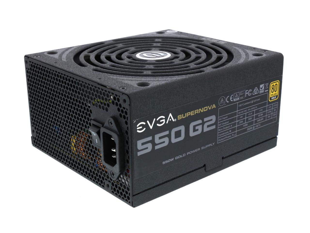 Refurbished: EVGA Supernova G2 550W 220-G2-0550-RX Fully Modular Power ...