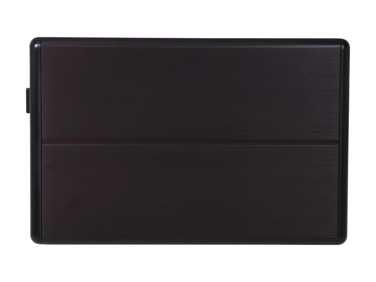 Mediasonic HDL-su3 Black Single bay enclosure with Aluminum casing, USB ...