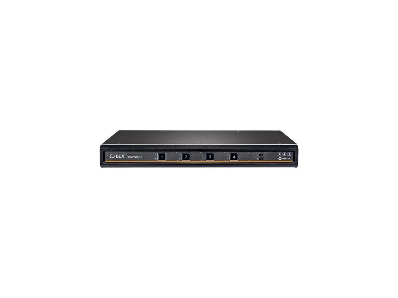 Vertiv Cybex SCMV245DPH-400 Secure MultiViewer KVM Switch 4 Port, NIAP ...