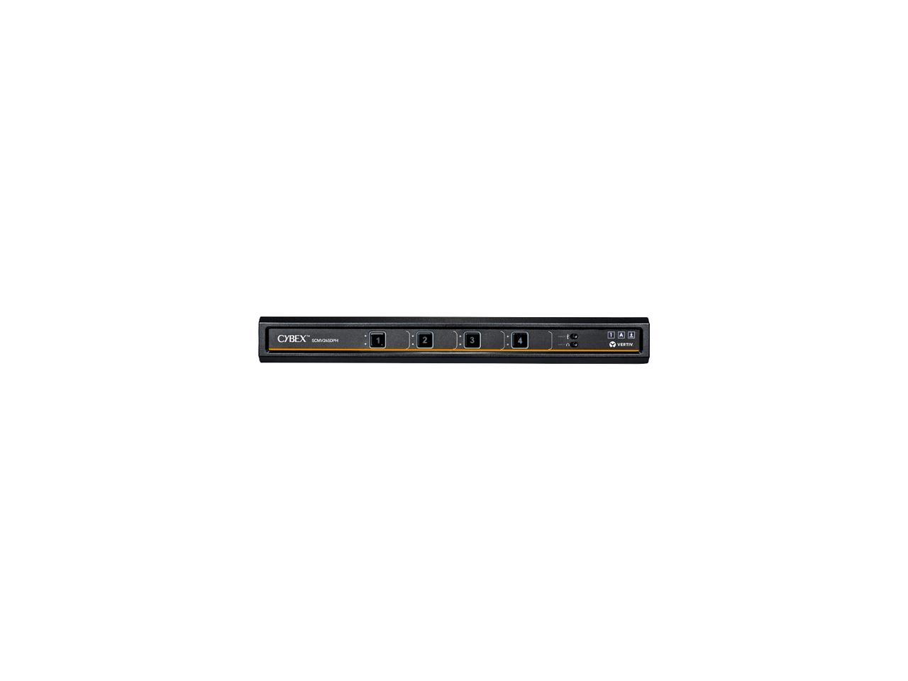 Vertiv Cybex SCMV245DPH-400 Secure MultiViewer KVM Switch 4 Port, NIAP ...
