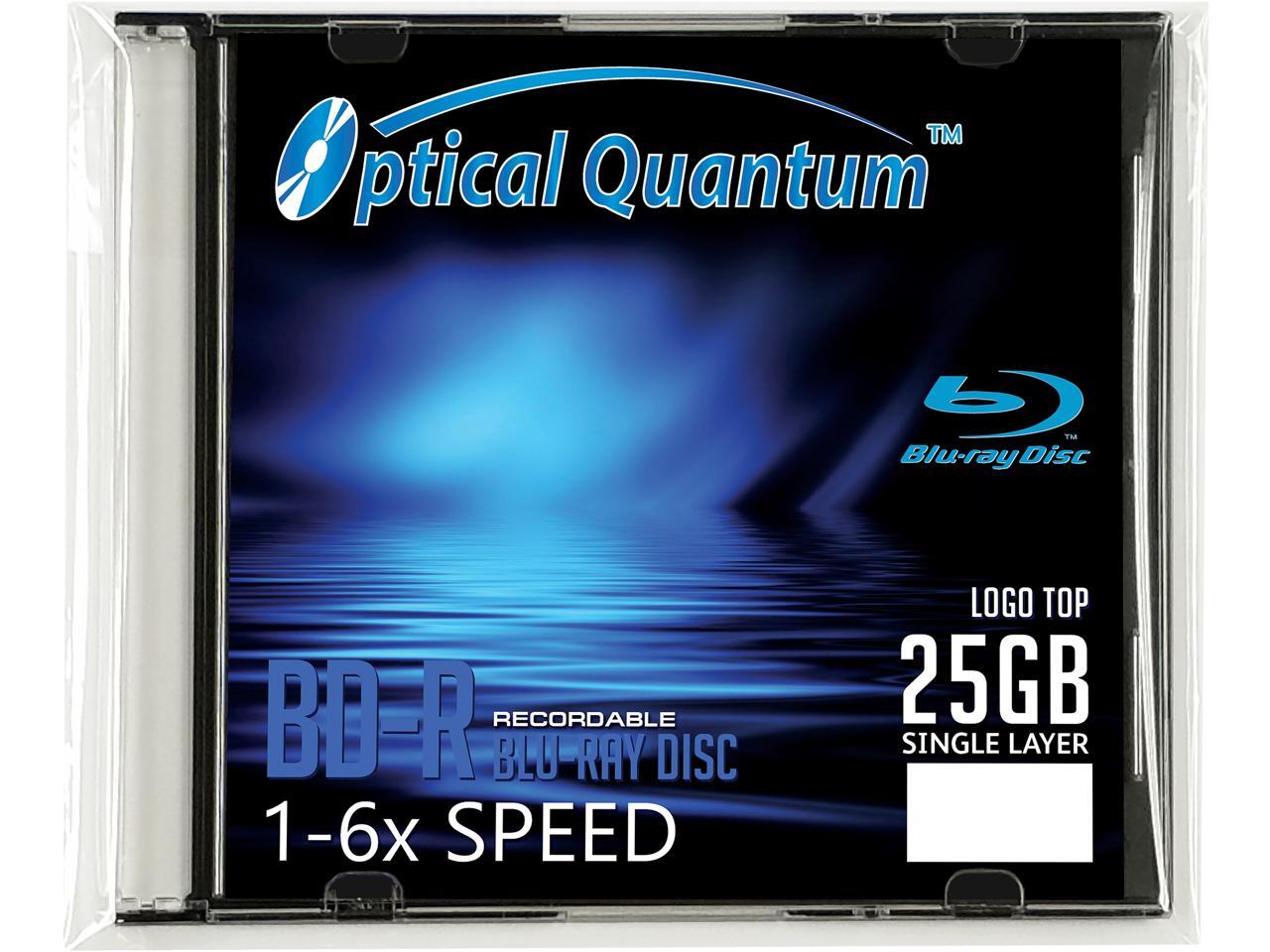 Vinpower Optical Quantum Blu-ray Disc - 25 GB, 6X, 1 Pack with Logo Top ...