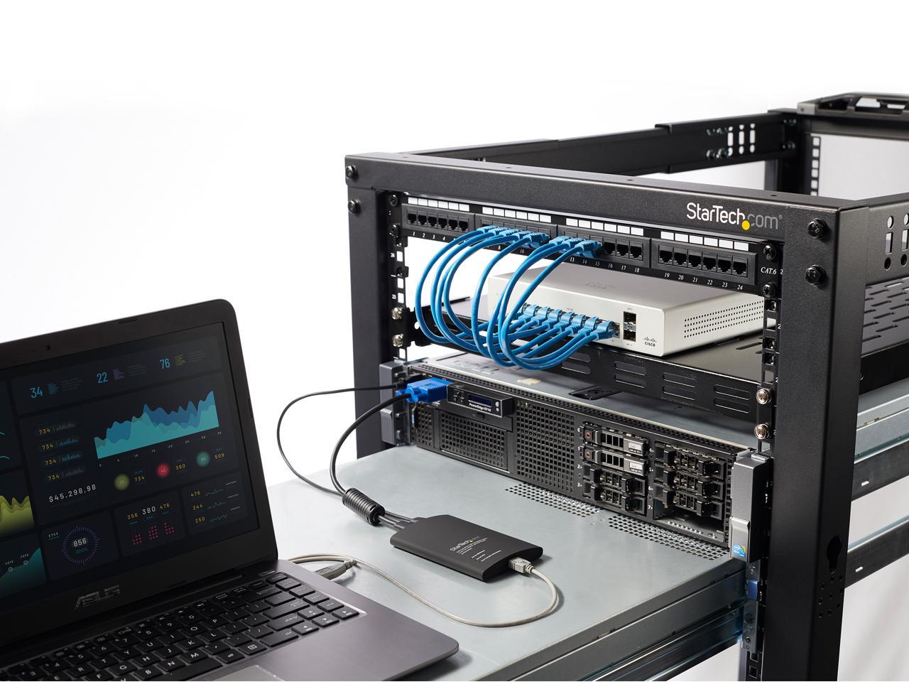 StarTech.com NOTECONS01 KVM Console to USB 2.0 Portable Laptop Crash ...