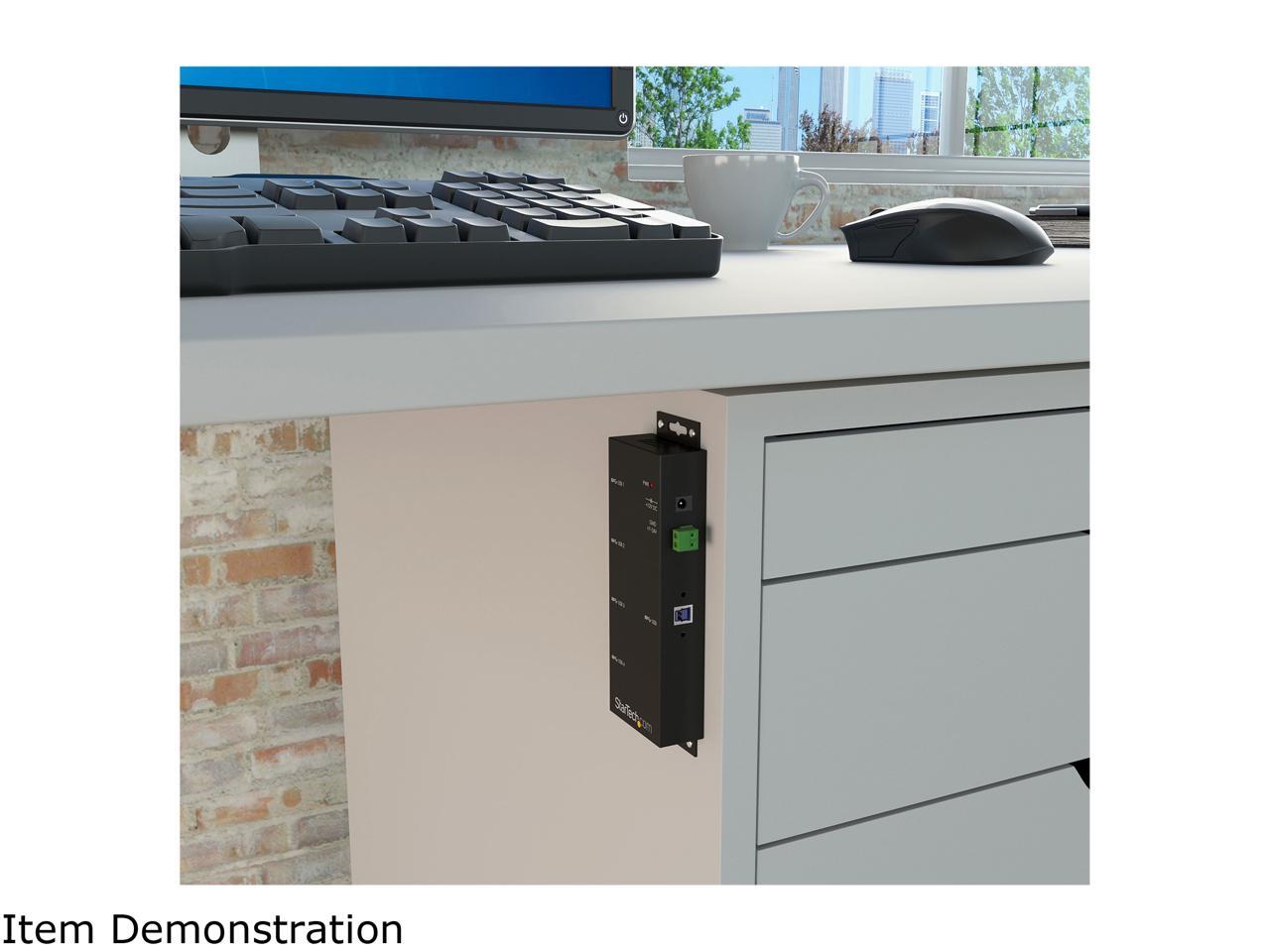 StarTech.com ST4300USBM Mountable USB 3.0 hub - Industrial - Rugged ...
