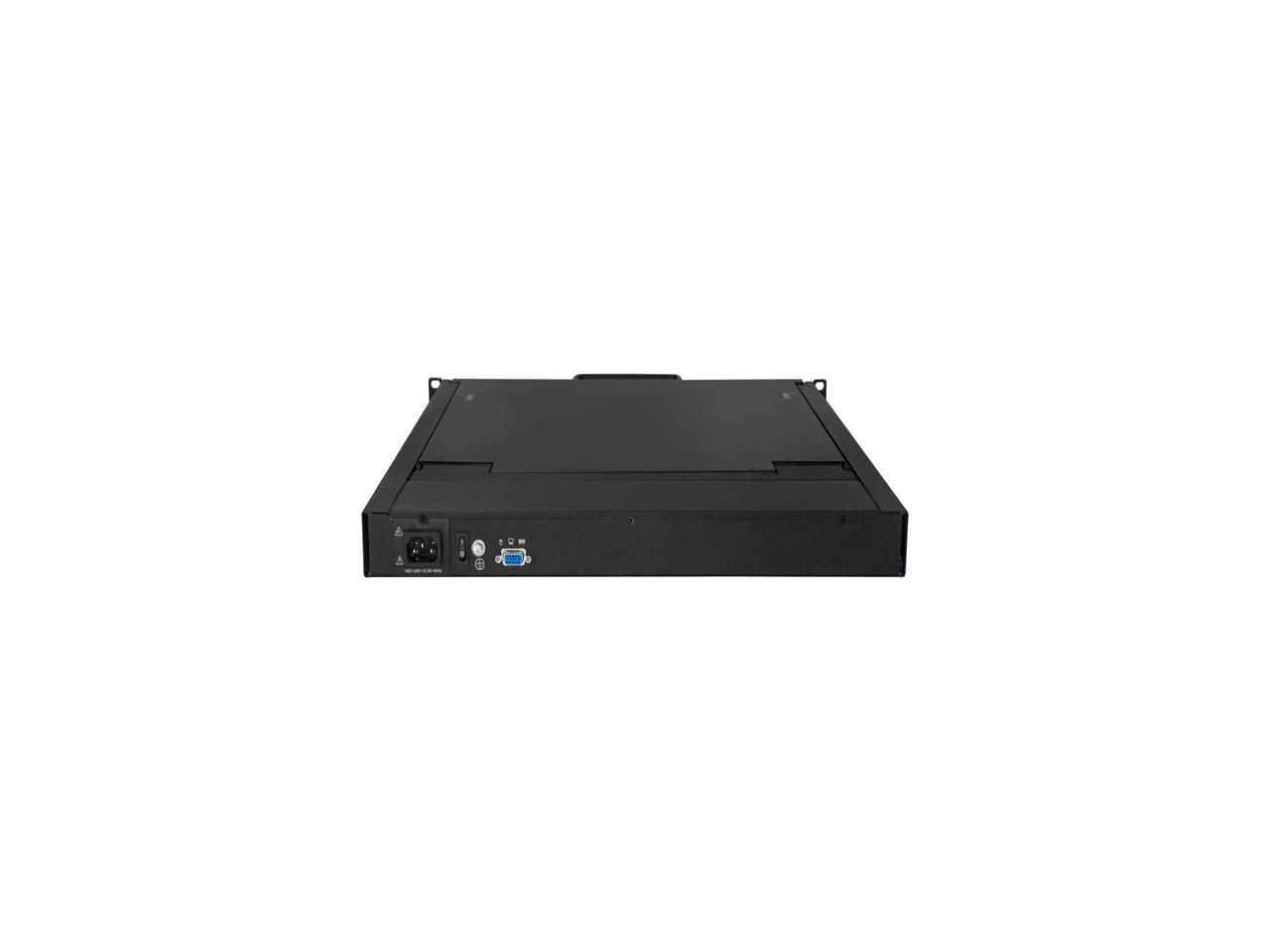 StarTech.com RKCONS1901 Rackmount KVM Console - 1U - 19in Display ...