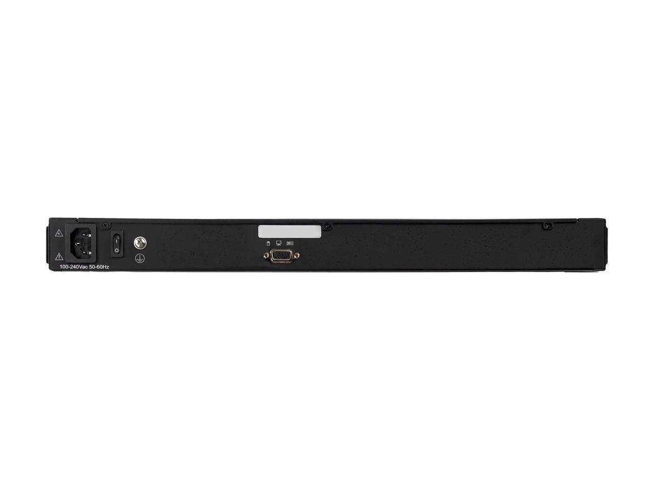 StarTech.com RKCONS17HD Rackmount KVM Console - 1U - 17.3in Display ...