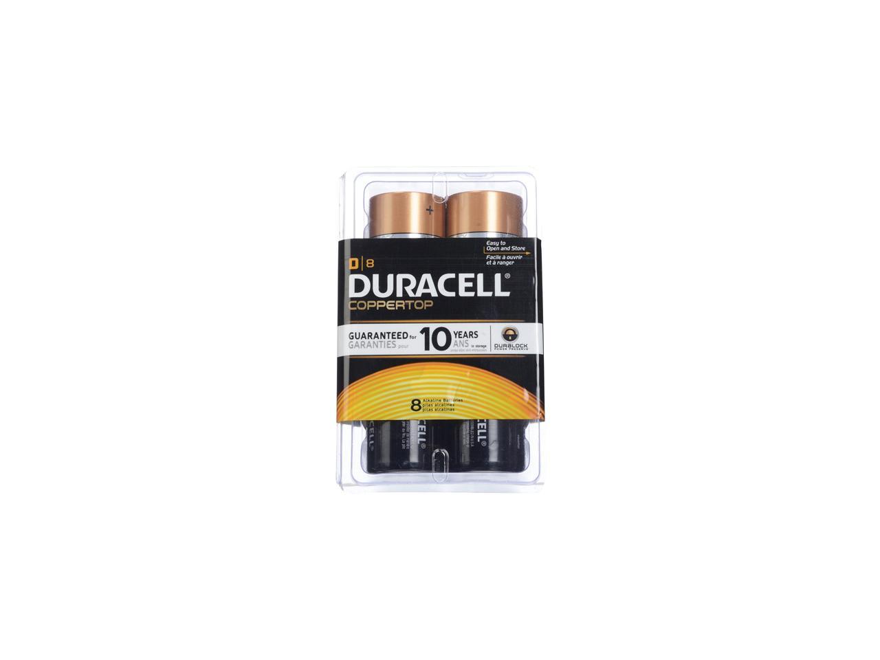 DURACELL CopperTop MN1300 1.5V D (LR20) Alkaline Battery, 12-box ...