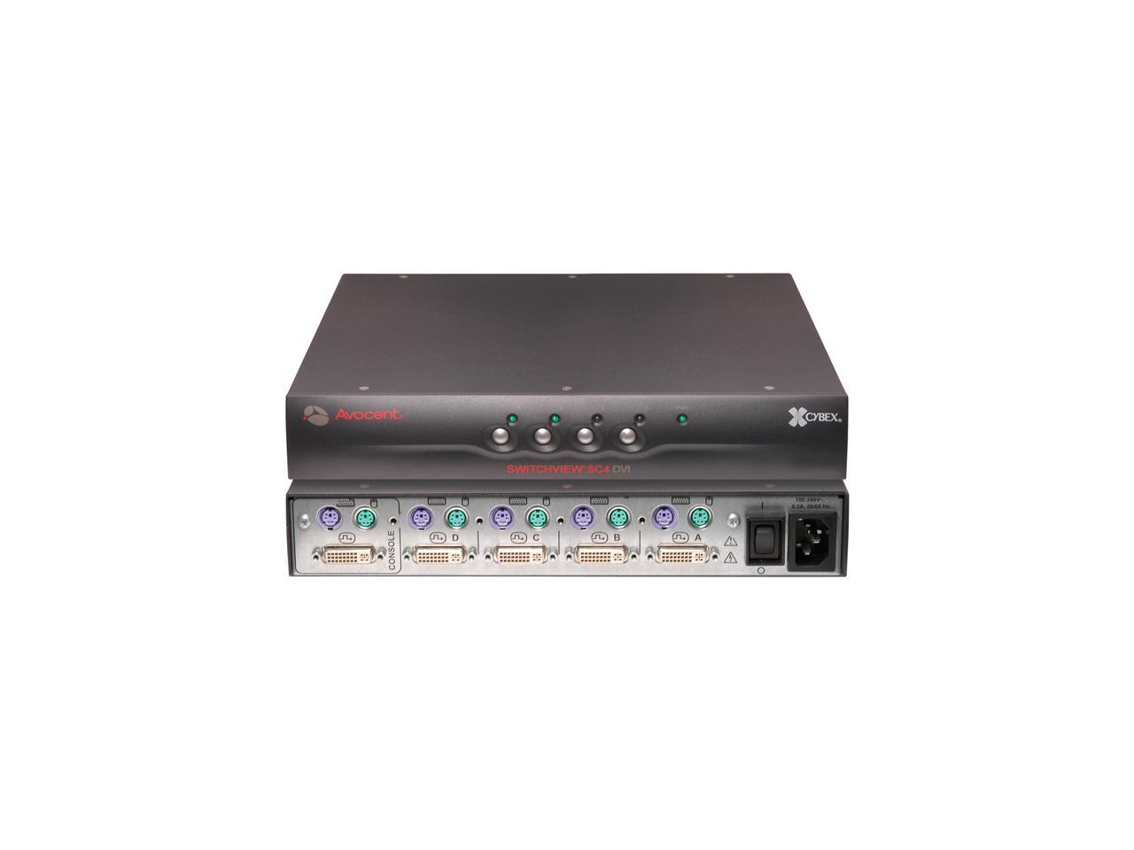 Avocent SC4PDV-001 SwitchView SC4 DVI KVM Switch - Newegg.com