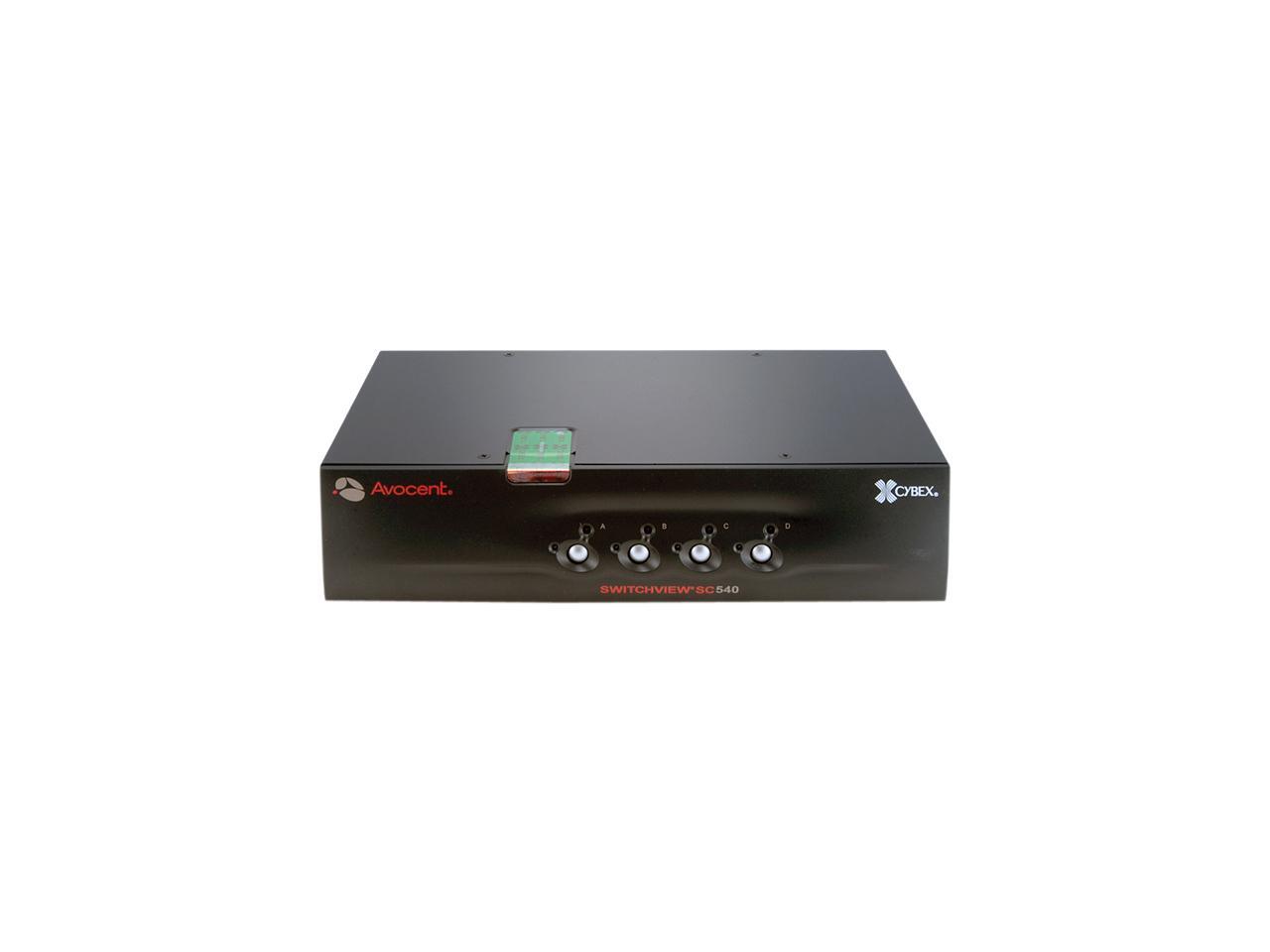 Avocent SC540-001 SwitchView SC 1 x 4 Secure KVM Desktop Appliance ...