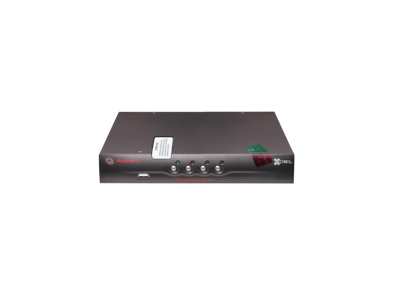 Avocent SC240-001 SwitchView SC240 4-Port KVM Switch - Newegg.com