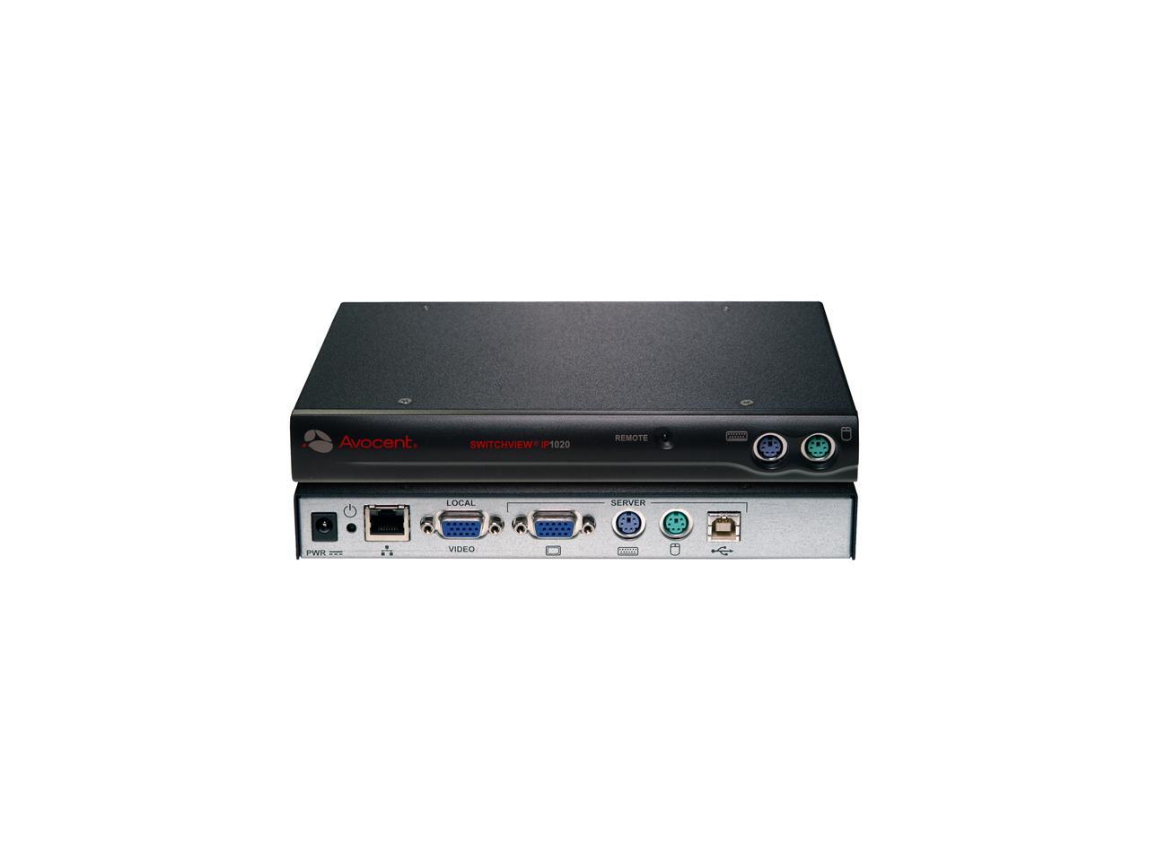 Avocent SwitchView IP 1020 SVIP1020-001 KVM Switch with USB Support ...