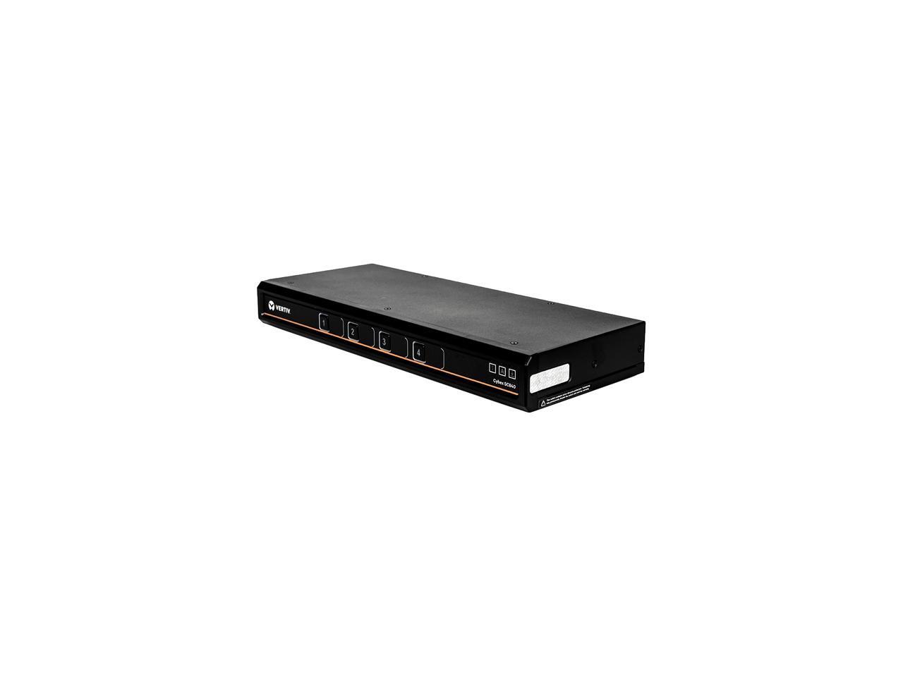 Vertiv Cybex SC800 Secure KVM | 4 Port | Secure Desktop KVM Switch ...
