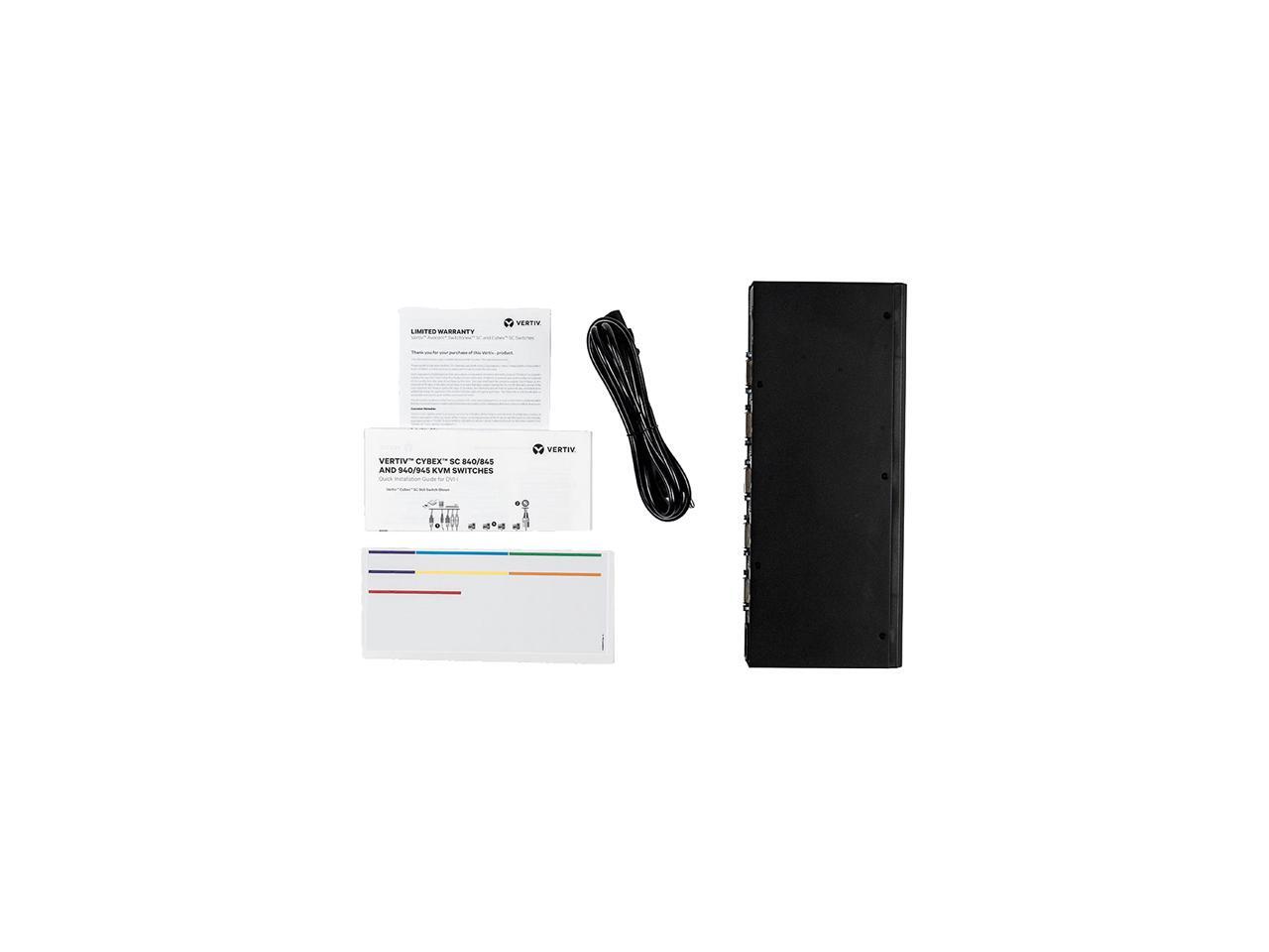 Vertiv Cybex SC800 Secure KVM | 4 Port | Secure Desktop KVM Switch ...