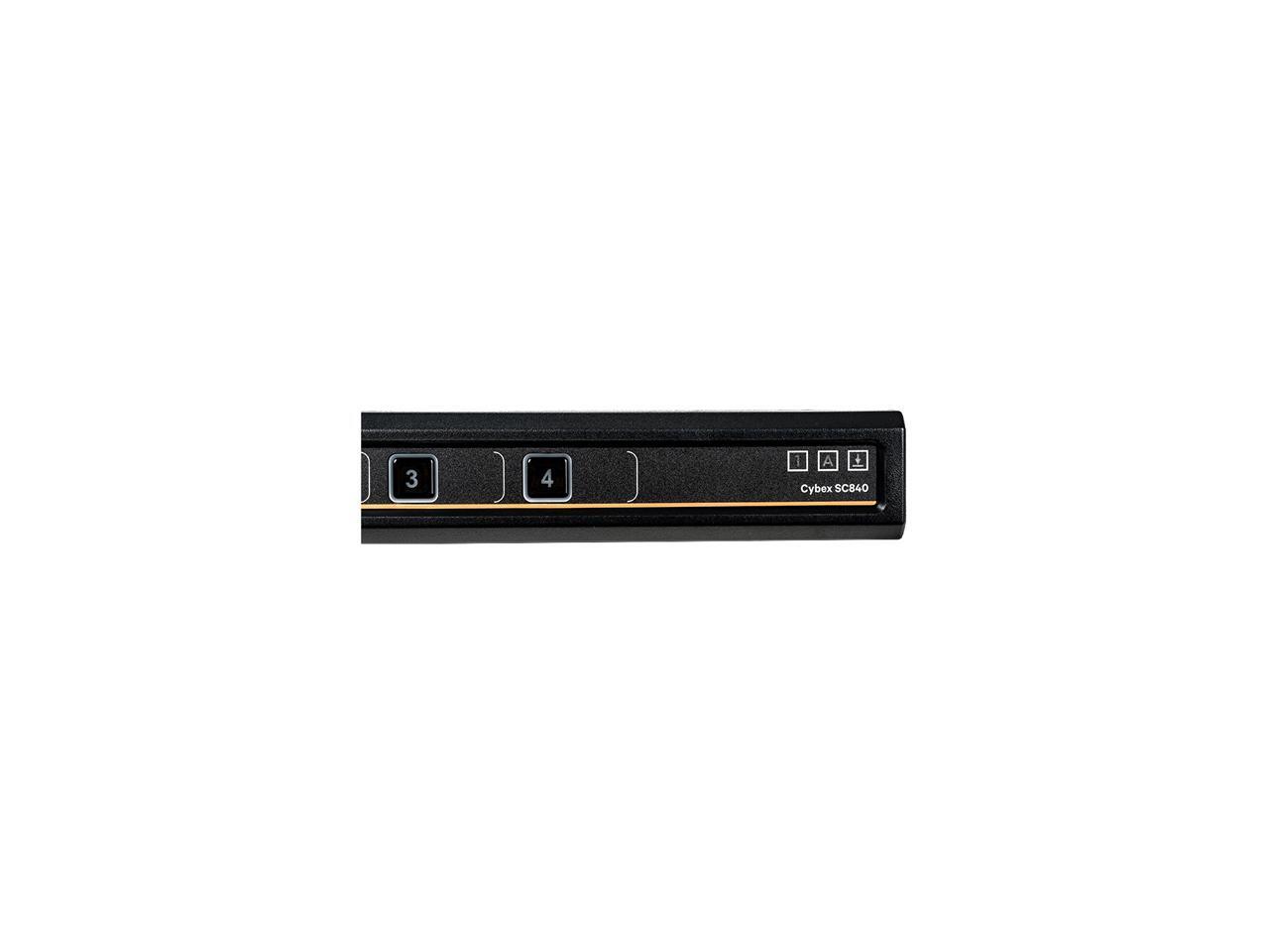 Vertiv Cybex SC800 Secure KVM | 4 Port | Secure Desktop KVM Switch ...