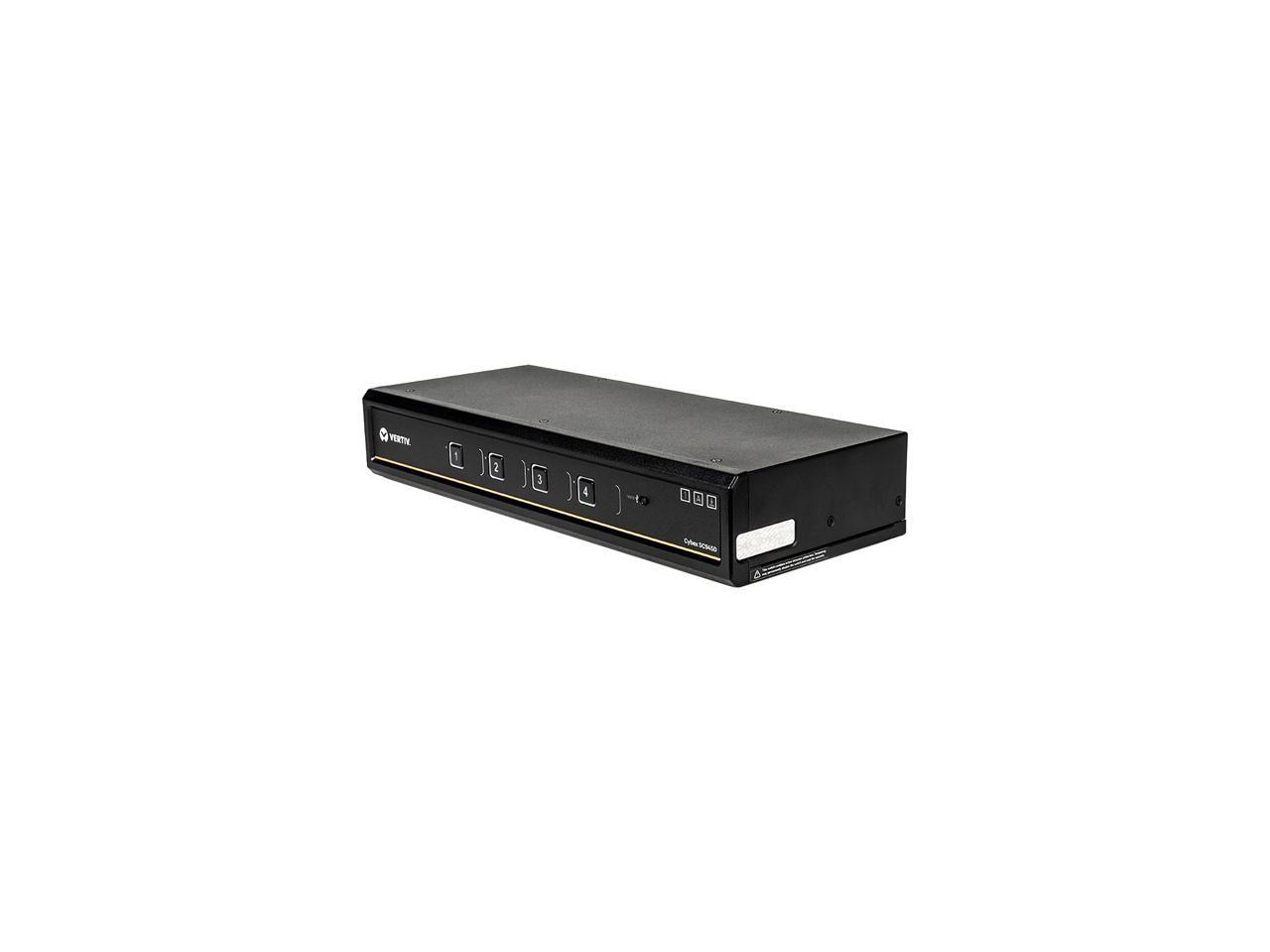 Vertiv Cybex SC900 Secure Desktop KVM|4 Port Dual-Head|DisplayPort DPP ...