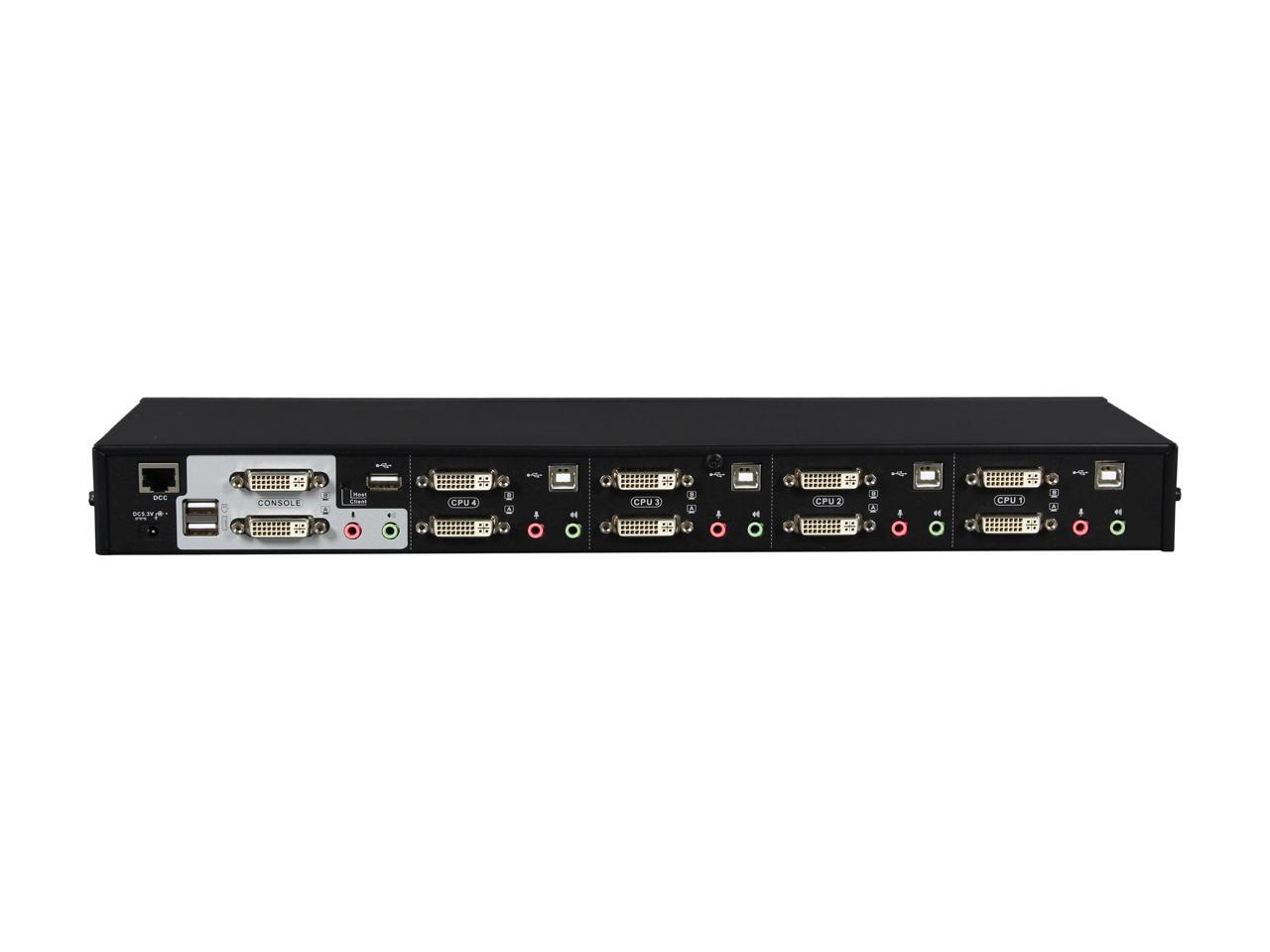ATEN CS1644 4-Port USB 2.0 DVI Dual View KVMP Switch - Newegg.com