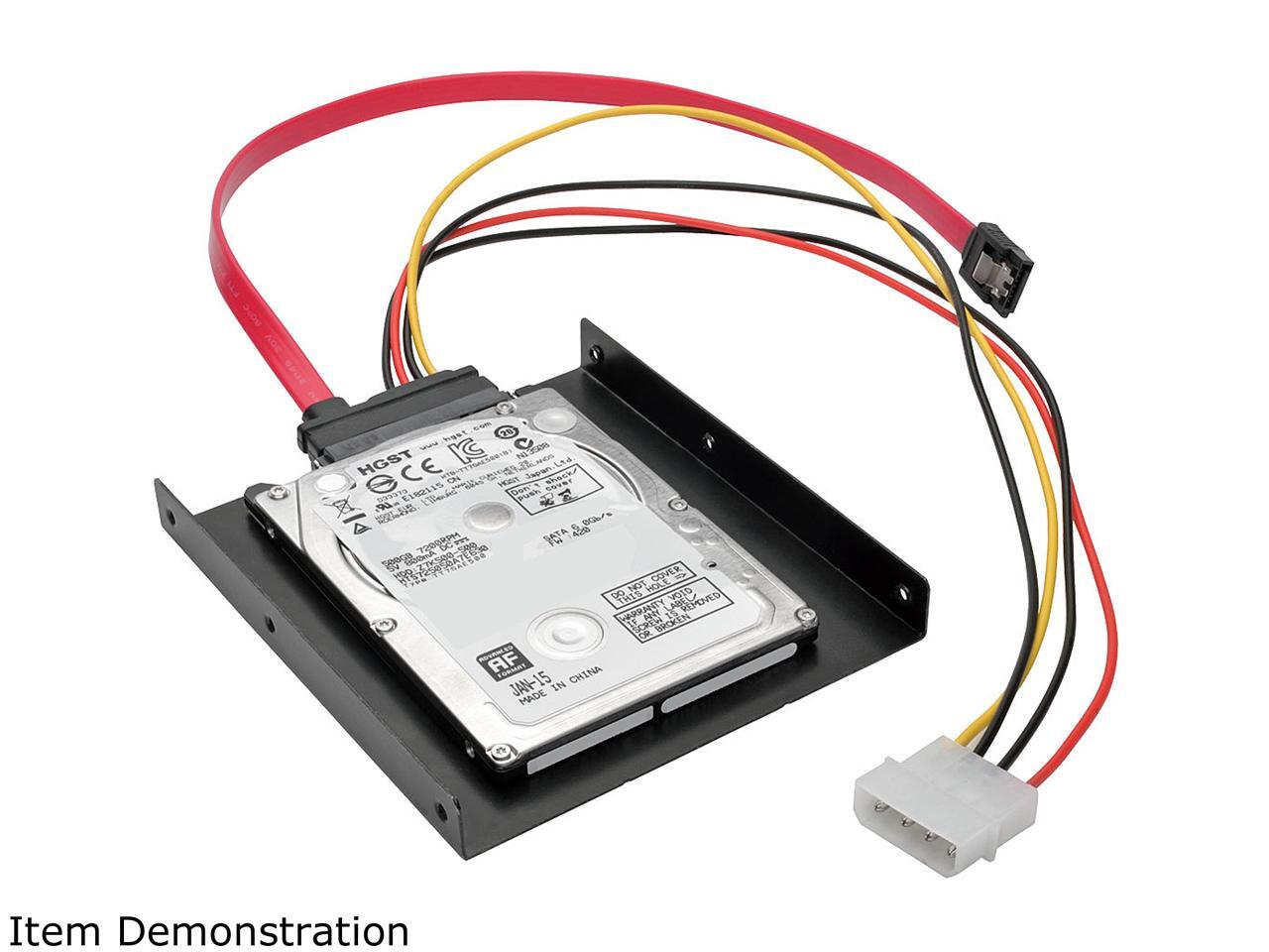 Tripp Lite 2.5 Inch SATA Hard Drive to 3.5 Inch Drive Bay Mounting Kit ...