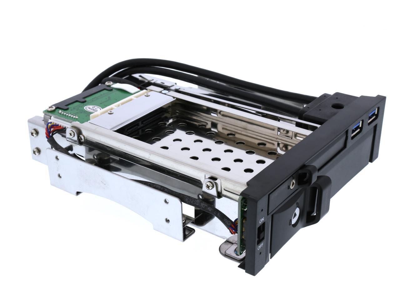 ENERMAX EMK5201U3 Mobile Rack - 5.25" drive bay designed for one 3.5 ...