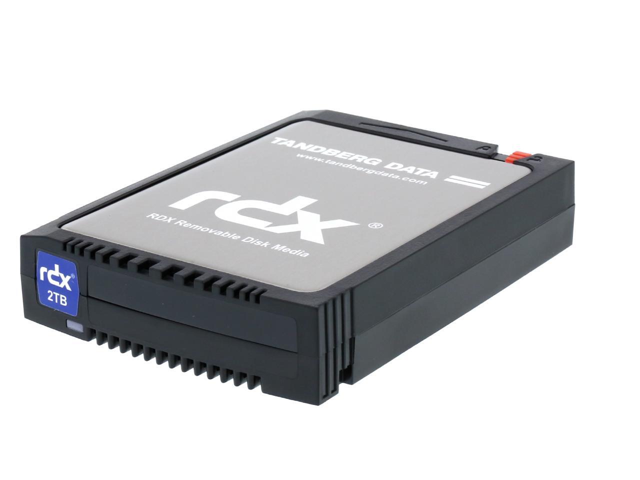 Tandberg 8731-RDX Black RDX Quikstor 2TB External USB Removable Disk ...