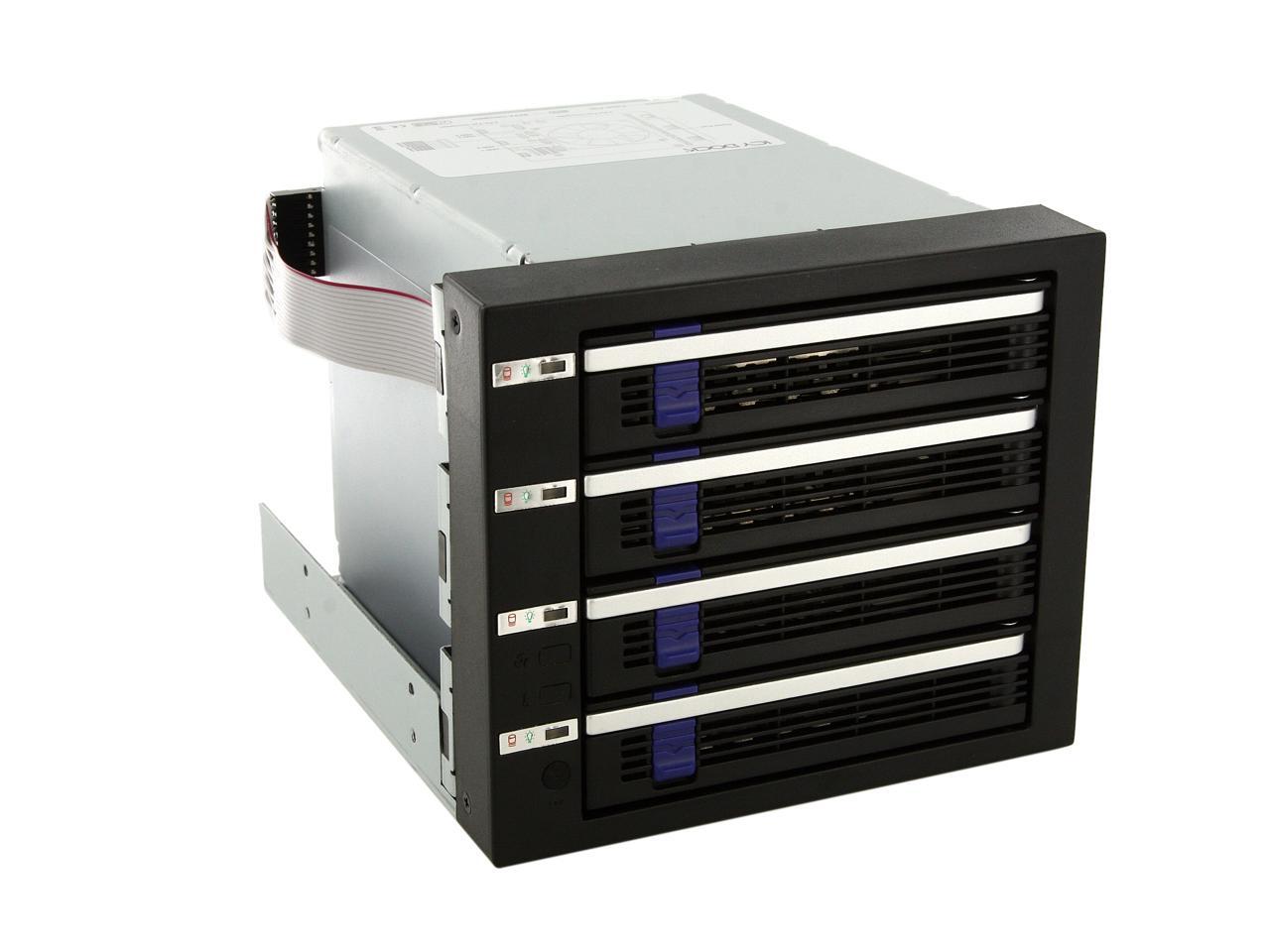ICY DOCK MB154SP-B 4 in 3 SATA 6Gbps Hot-Swap Hard Drive Backplane Raid ...