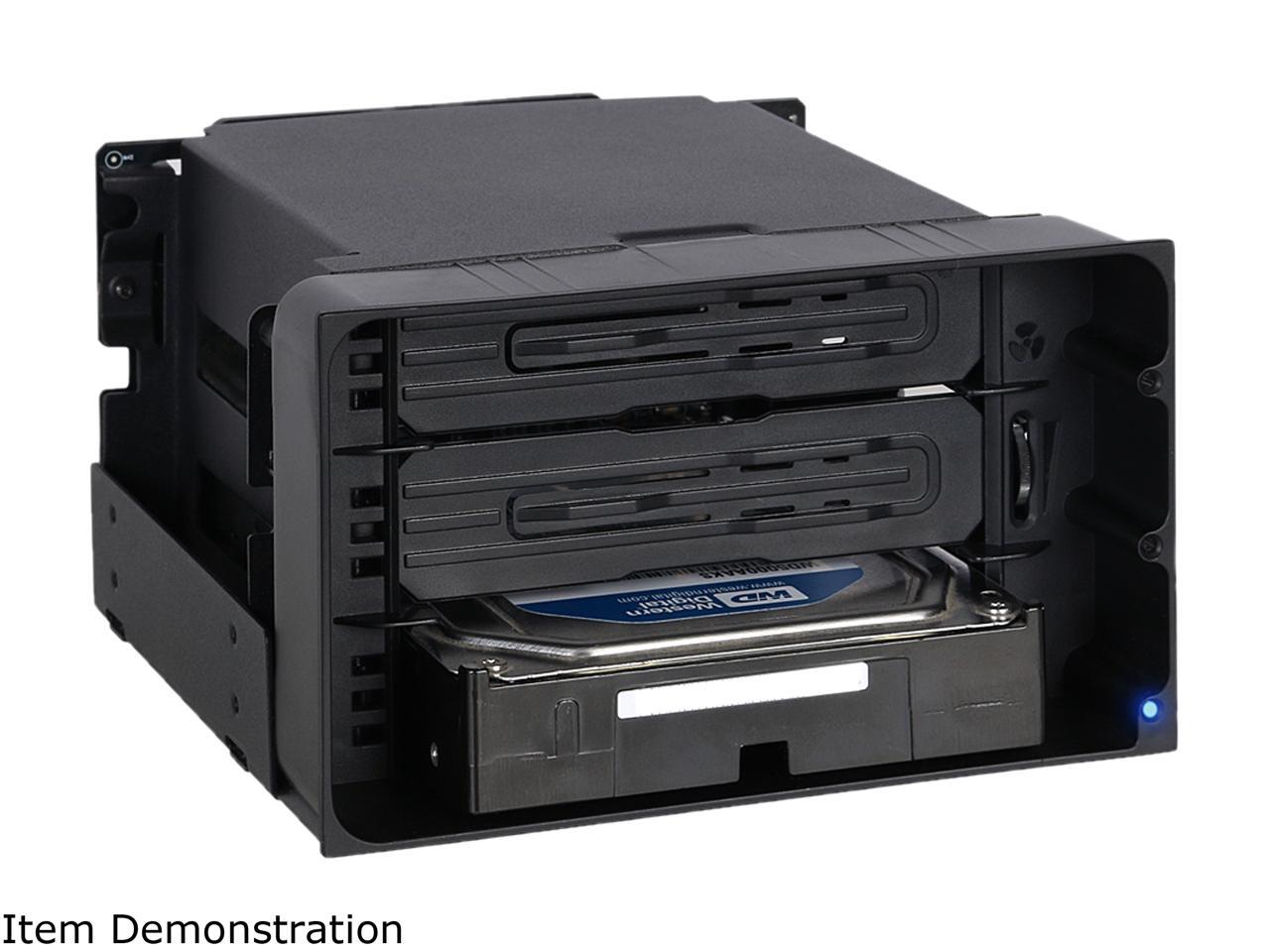 ICY DOCK flexiDOCK MB830SP-B Tray-less 3 Bay Removable 3.5-inch SATA ...