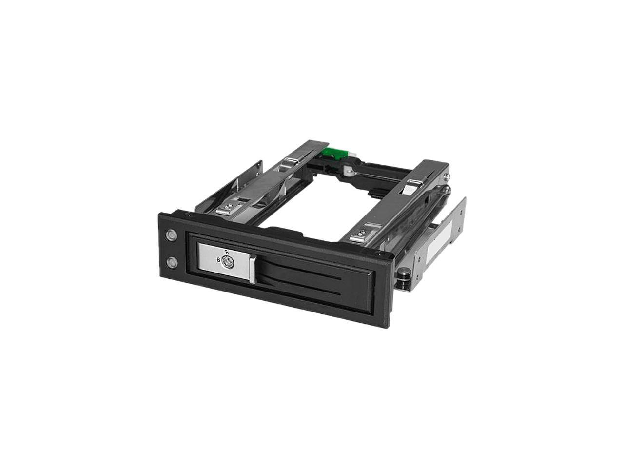 StarTech HSB13SATSASB 5.25 to 3.5 Hard Drive Hot Swap Bay - Trayless ...