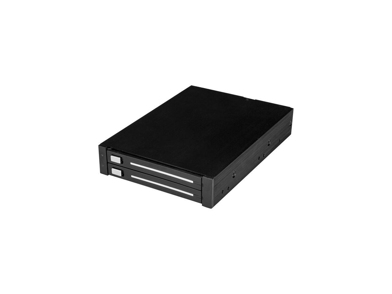 StarTech HSB225S3R HDD Rack - Dual Bay 2.5in SATA Rack - for 3.5in Bay ...