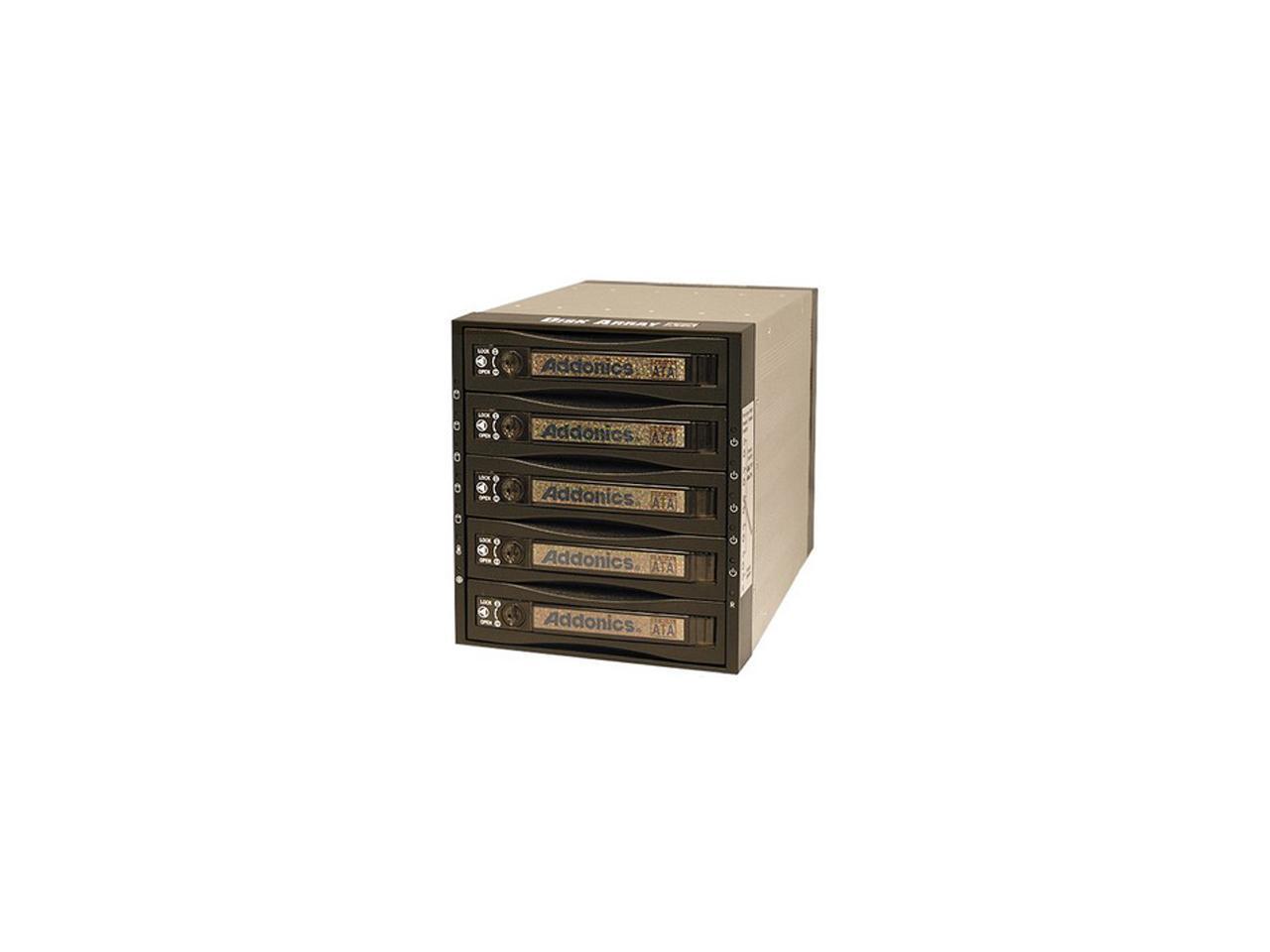 Addonics AE5RCS35NSA SATA/SAS RAID Hard Drive Enclosure, 5 x 3.5 ...