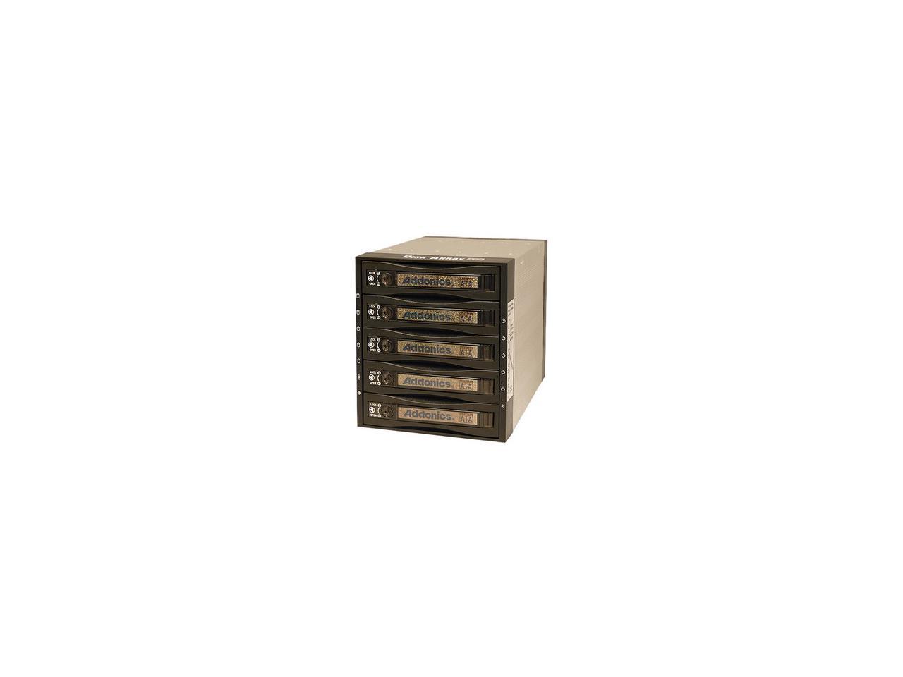 Addonics AE5RCS35NSA SATA/SAS RAID Hard Drive Enclosure, 5 x 3.5 ...
