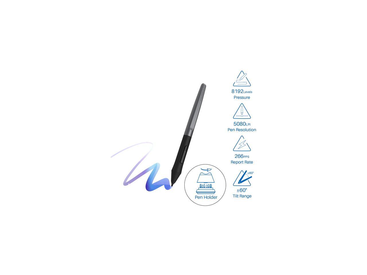 Huion HS610 Graphics Drawing Tablet with Touch Ring and 28 Express Keys ...