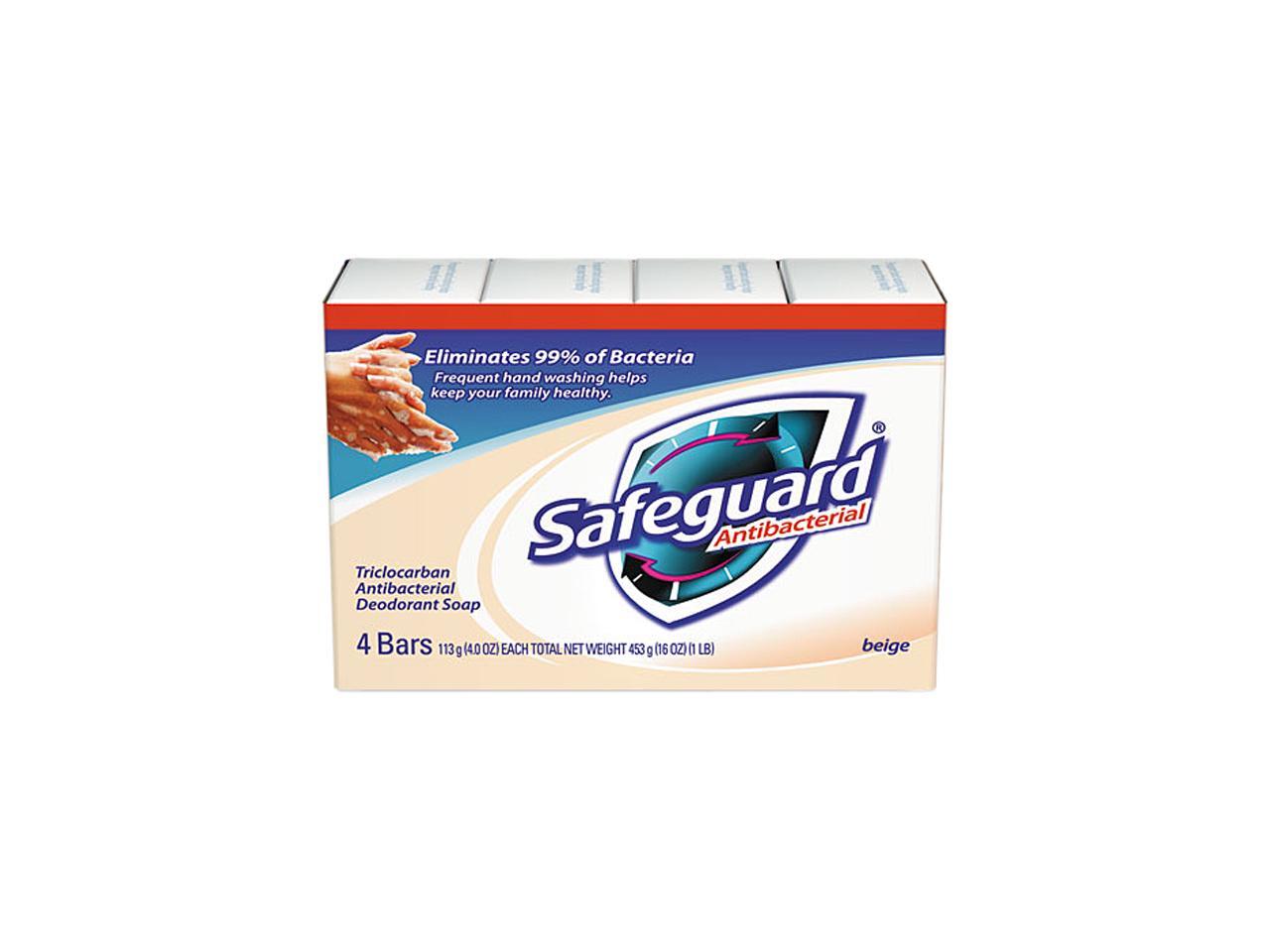 Procter & Gamble Safeguard PGC08833 Bath Soap, Beige, 4oz Bar, 48 ...