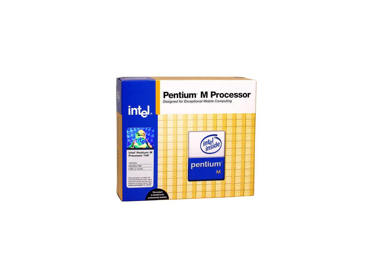Intel Pentium M 745 - Pentium M Dothan Single-Core 1.8 GHz Socket 478 ...
